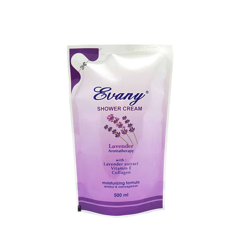 Product - Evany Shower Cream Lavender Aromatherapy Refill 500 Ml