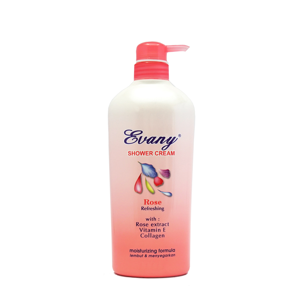 Product - Evany Shower Cream Rose Refreshing 700 Ml