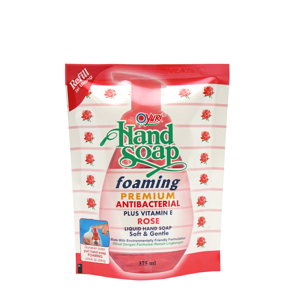 Product - Yuri Hand Soap Foaming Premium Rose 375 Ml